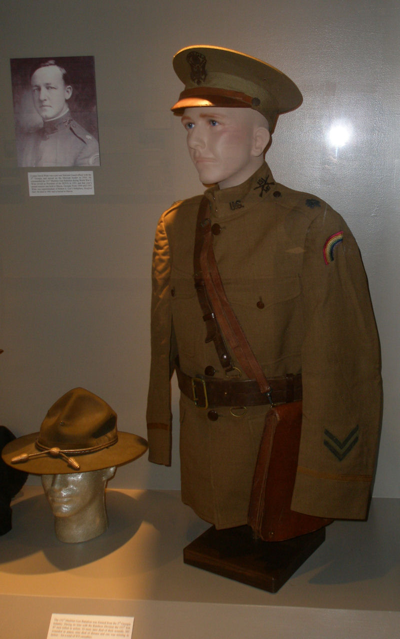 Cooper D. Wiin Uniforms on Display